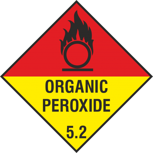 'Organic Peroxide' Sign with SafetySignStore.co.uk