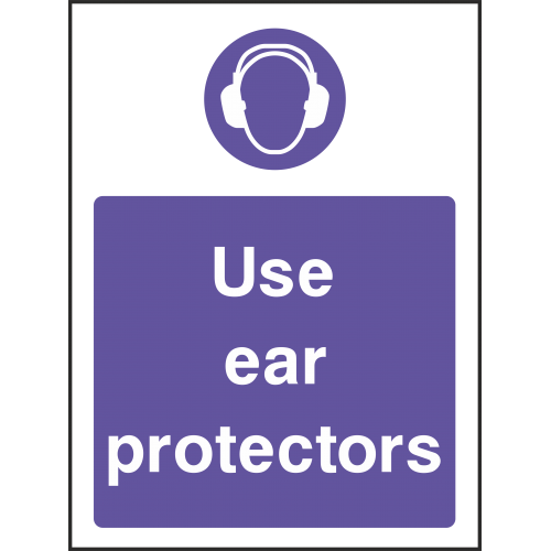 Use Ear Protectors Sign with SafetySignStore.co.uk