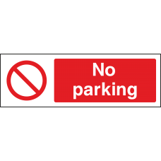 No Parking - Landscape Sign with SafetySignStore.co.uk