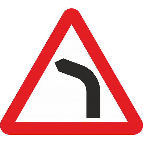 Bend To Left Sign with SafetySignStore.co.uk