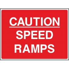 Caution Speed Ramps Sign with SafetySignStore.co.uk