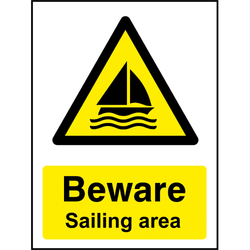 Beware Sailing Area Sign with SafetySignStore.co.uk